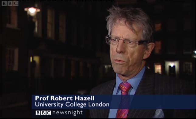 Robert Hazell on Newsnight | The Constitution Unit Blog